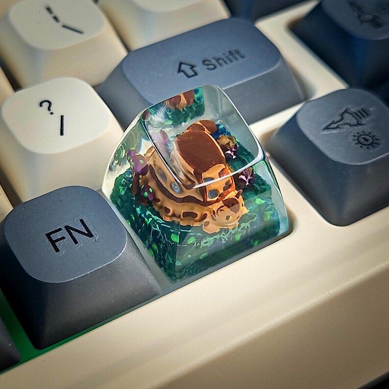 Anime Resin Keycap, Artisan Keycap, Handmade Keycap, Fat.cat.bus Resin ...