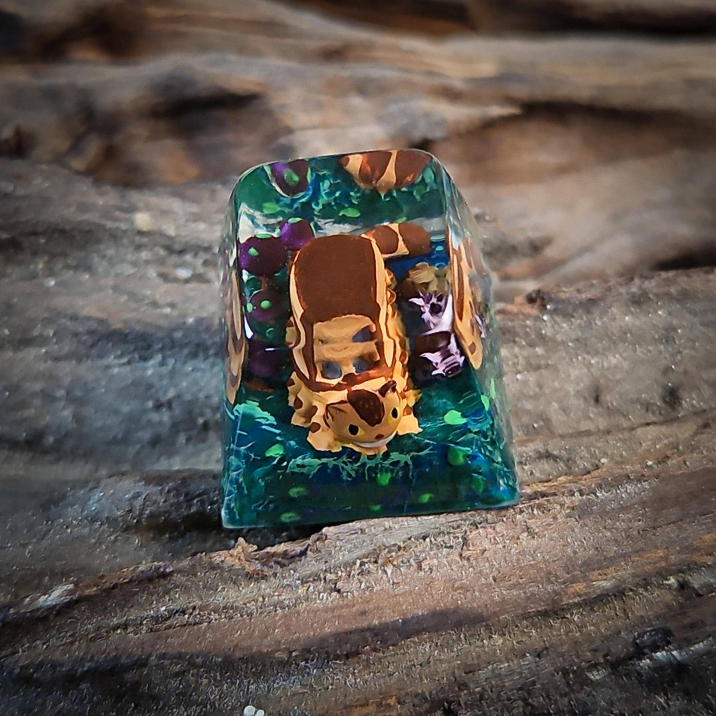Anime Resin Keycap, Artisan Keycap, Handmade Keycap, Fat.cat.bus Resin ...