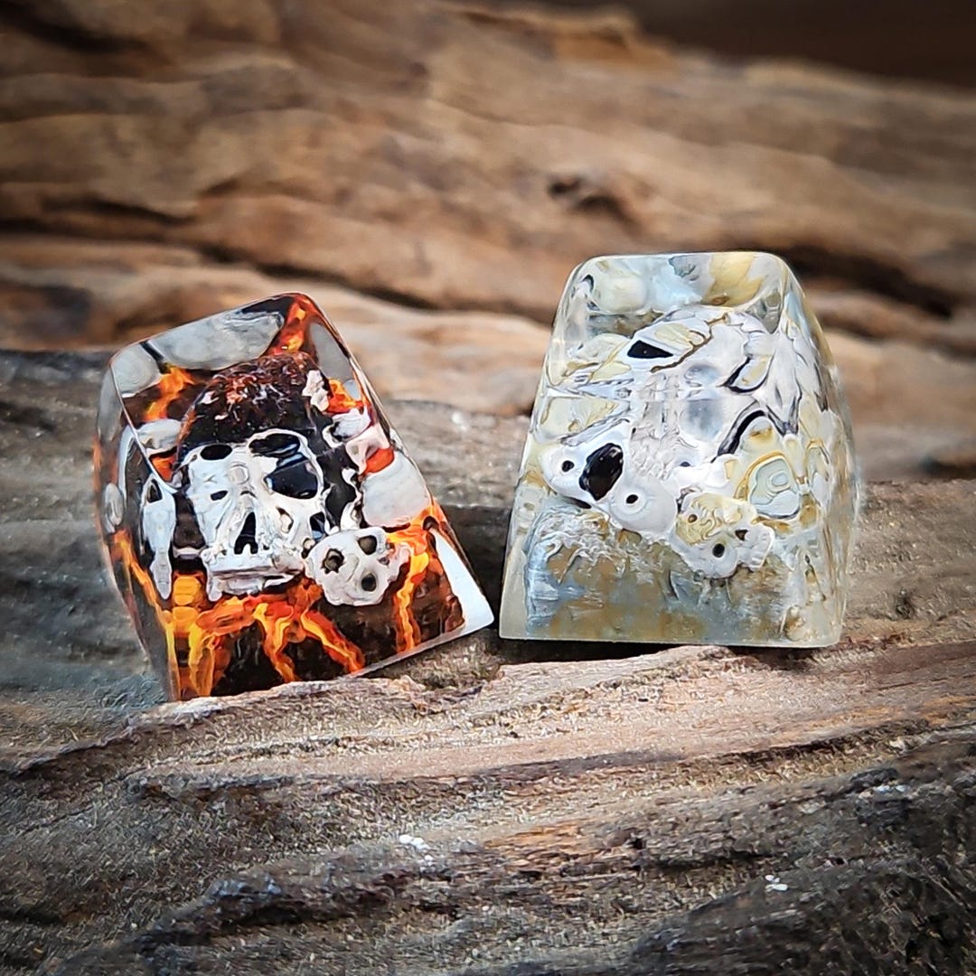 Skull Keycaps, Artisan Keycap, Resin Keycap, S.t.a.r Wa.rs Keycap ...