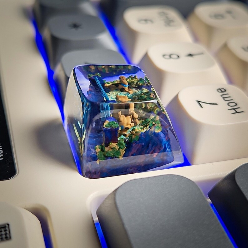 Dog Cartoon Keycap, Anime Custom Keycap, Character Keycap, Birthday ...