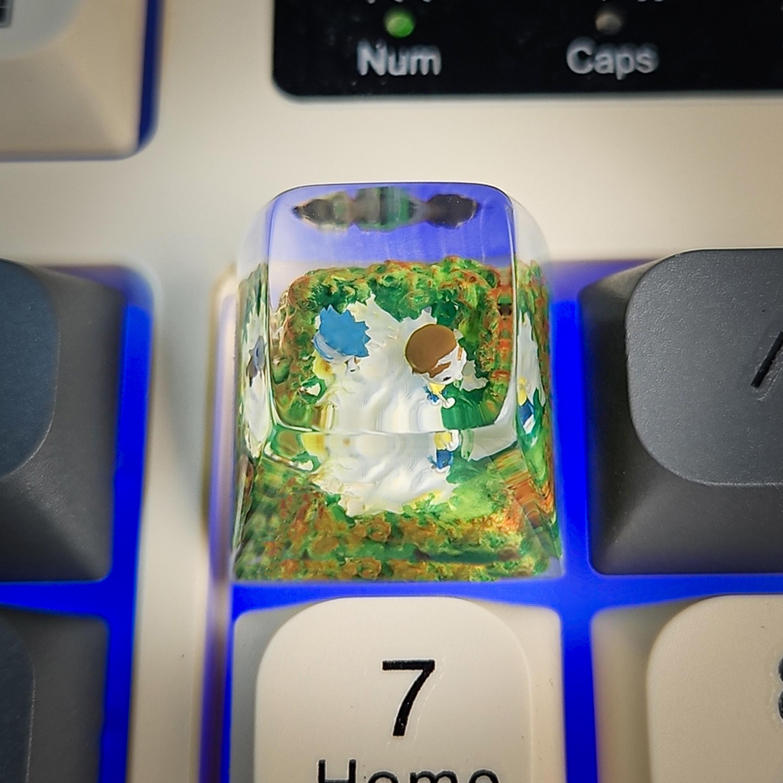 Mad Scientist Keycap, Keycap, Anime Artisan Kecap, Custom Keycap ...