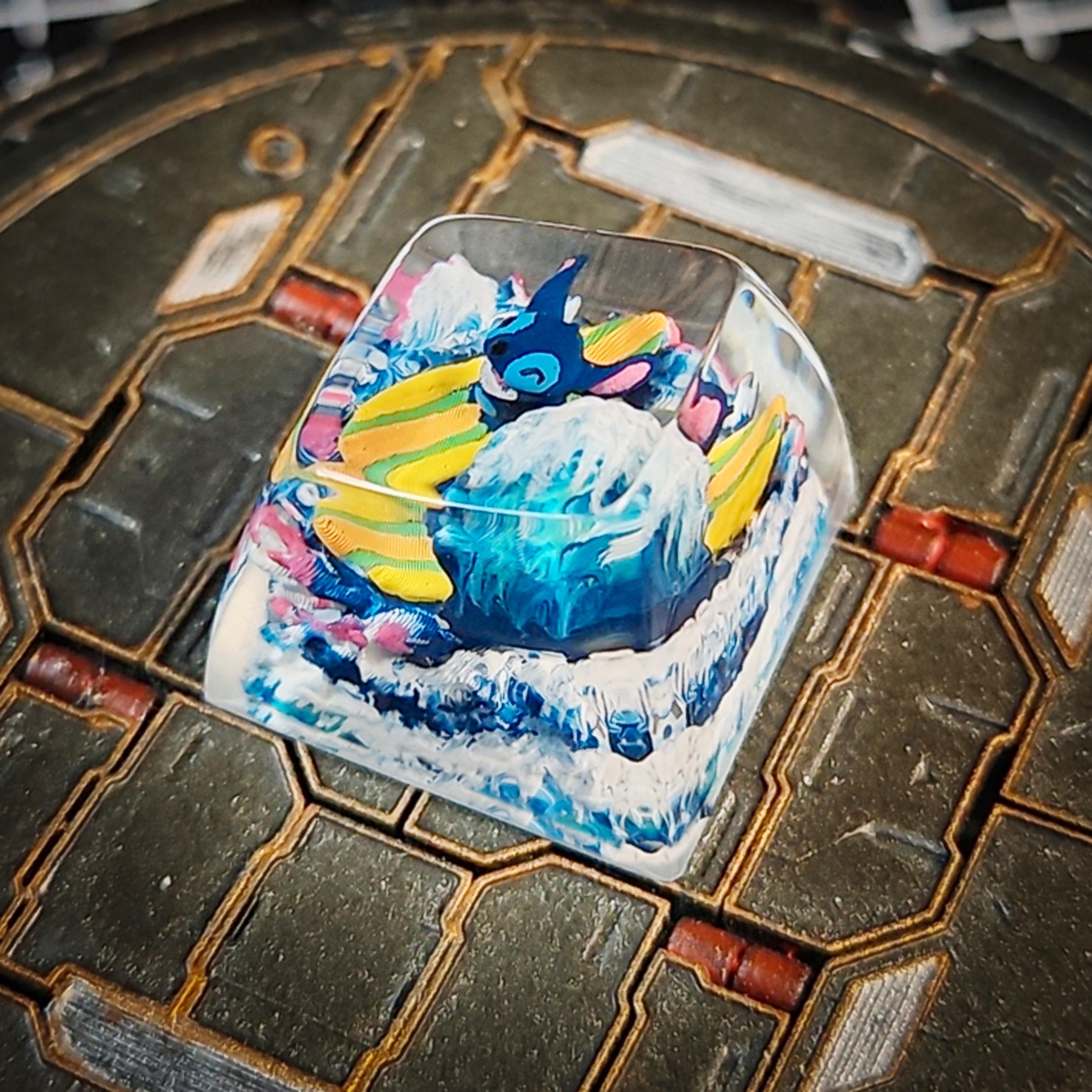 Kawaii Keycap, Cartoon Keycap, Artisan Keycap, Anime Keycap, 1u Keycap ...