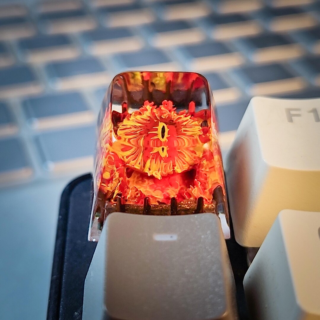 Evil Eye Keycap, L.o.the.rings Keycap, Custom Eye Keycap, Red Eye ...