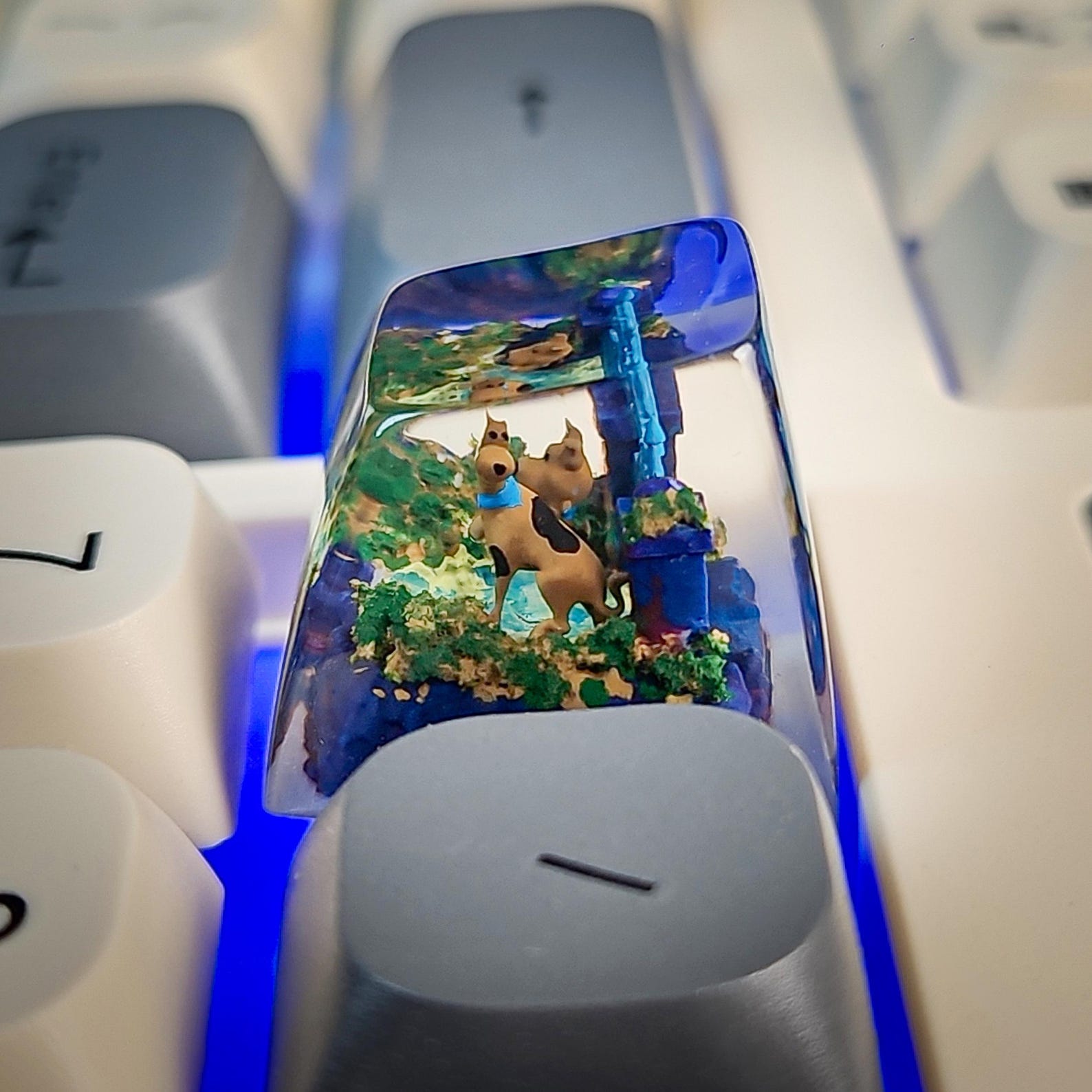 Dog Cartoon Keycap, Anime Custom Keycap, Character Keycap, Birthday ...