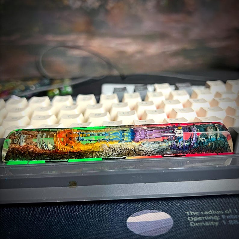 Anime Resin Spacebar, Dra.g0.nball Artisan Resin Spacebar, Anime Keycap ...