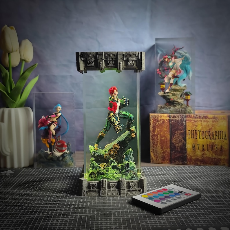 Vi Arcane Resin Lamp | League of Legends Inspired Epoxy Light ...