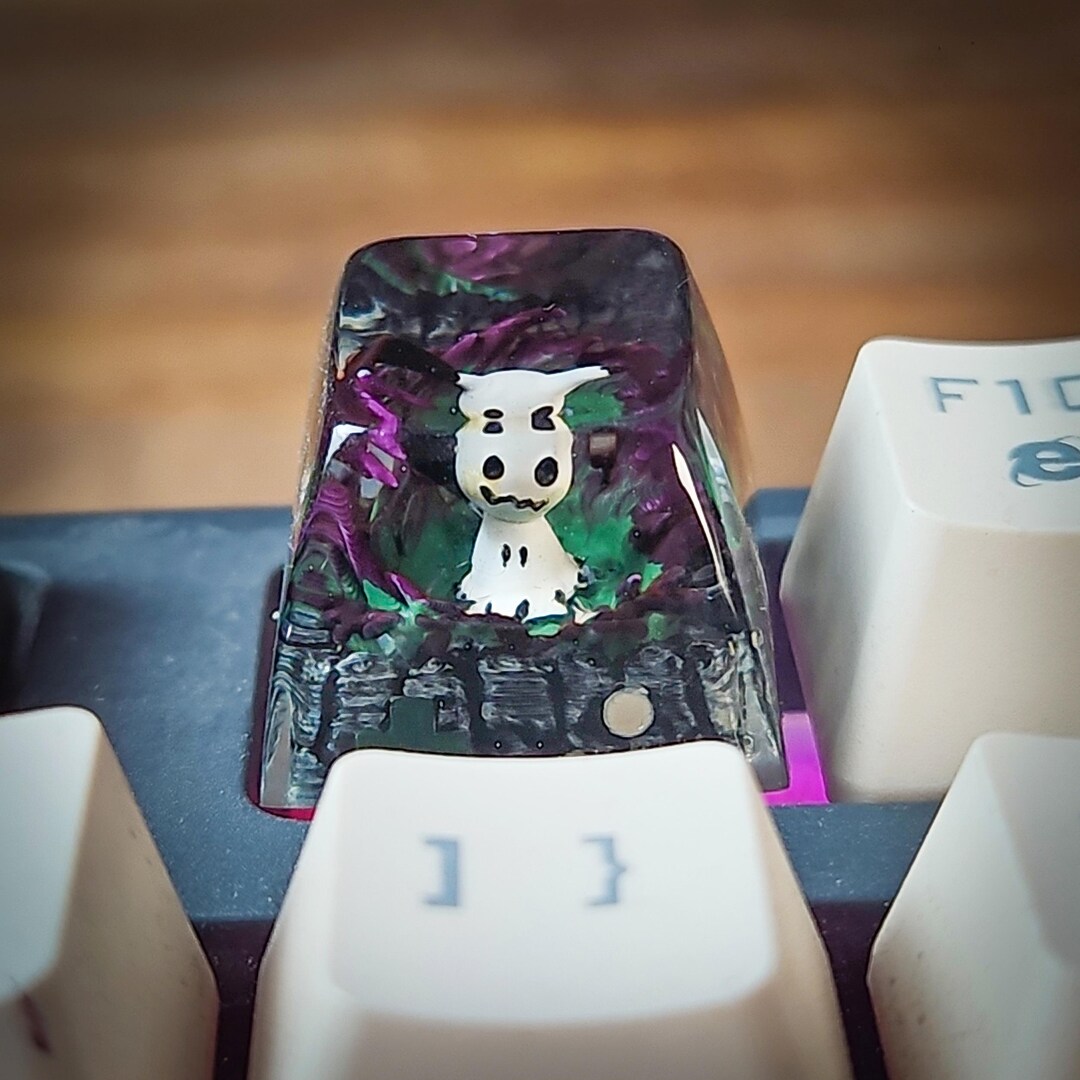 M.i.m.i.k.yu New Version Resin Keycap, Handmade Resin Keycap, 1u Keycap ...