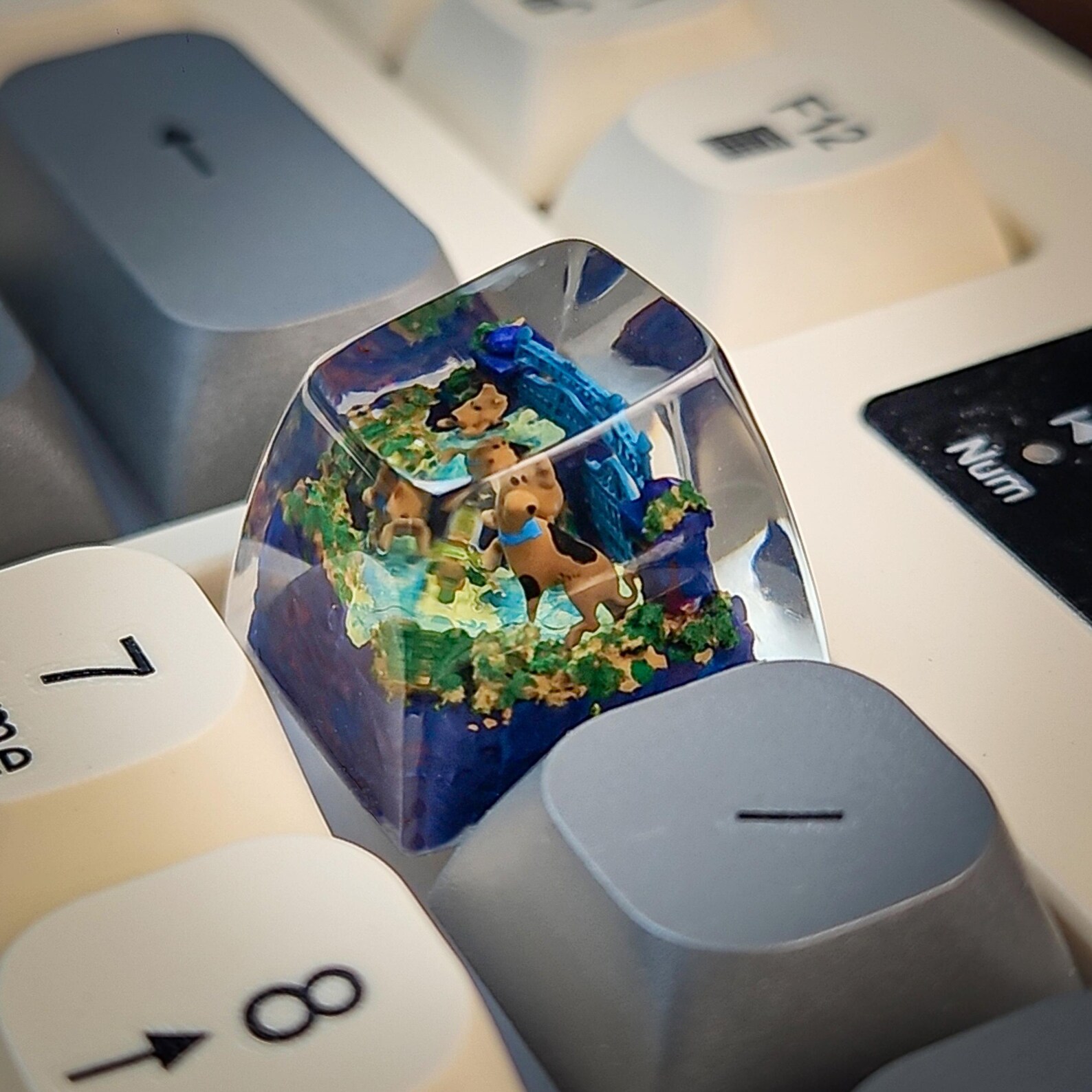 Dog Cartoon Keycap, Anime Custom Keycap, Character Keycap, Birthday ...