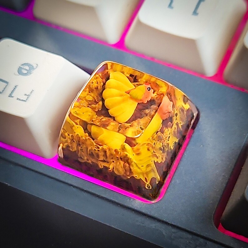 Vulpix Resin Keycap 1u Handmade, Decor for Your Keyboard Become Special ...