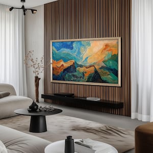 Champagne TV Frame for Samsung the Frame & TCL Tvs, Custom Frames ...