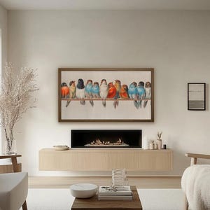 Handmade Walnut TV Frame for TCL Nxtframe: Modern Wood Bezel, All Inch ...