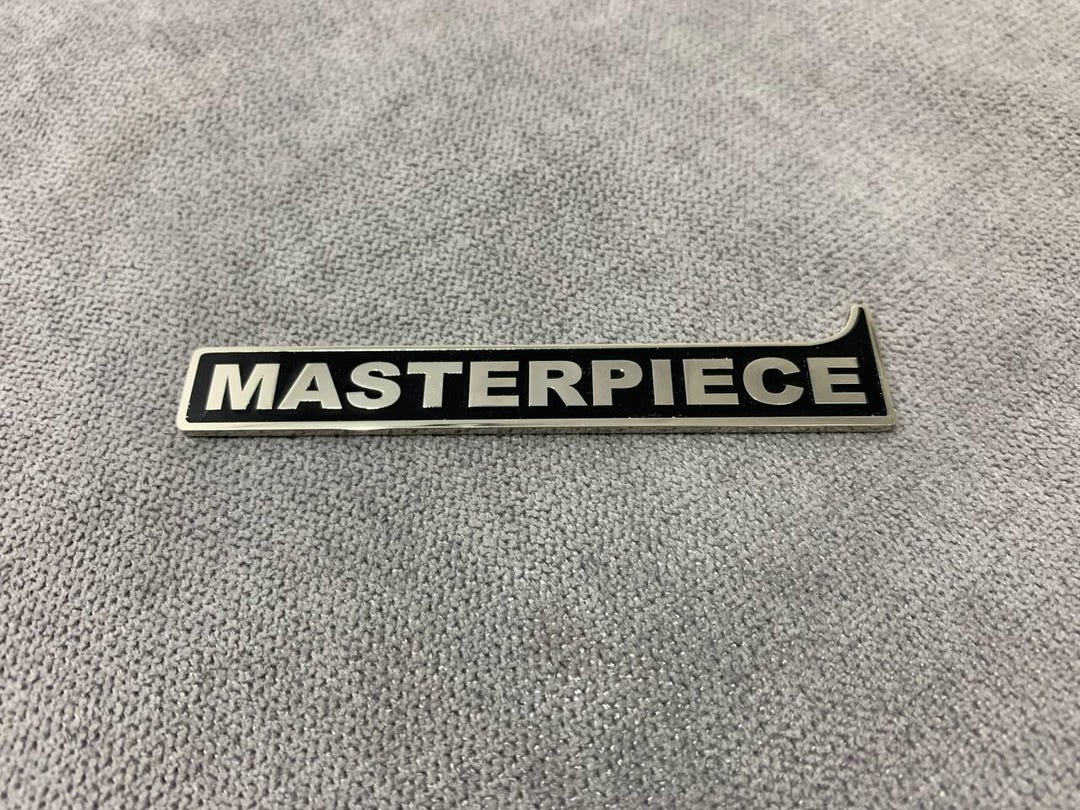 Rear Emblem Badge Masterpiece Brabus Style Mercedes Benz - Etsy