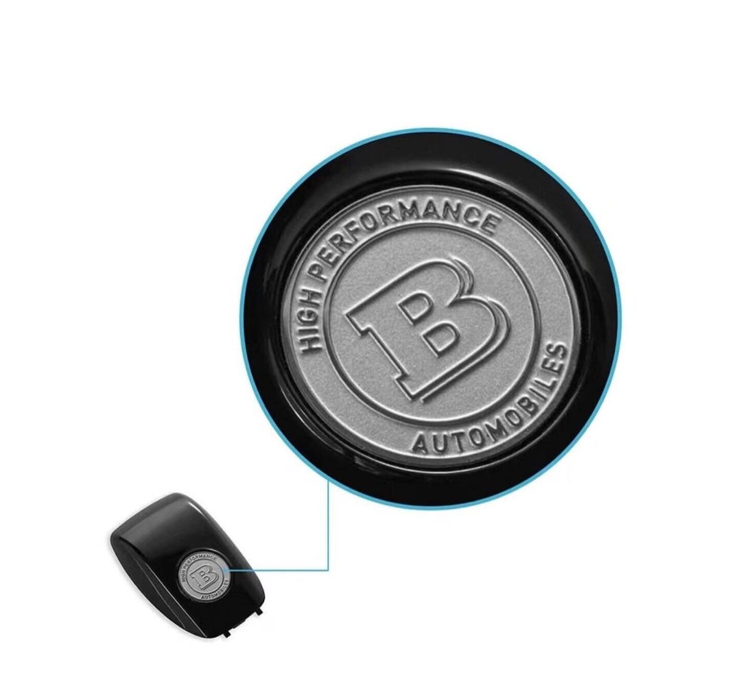 Key Case Metal Emblem Badge Brabus Style for Mercedes-benz Cars - Etsy