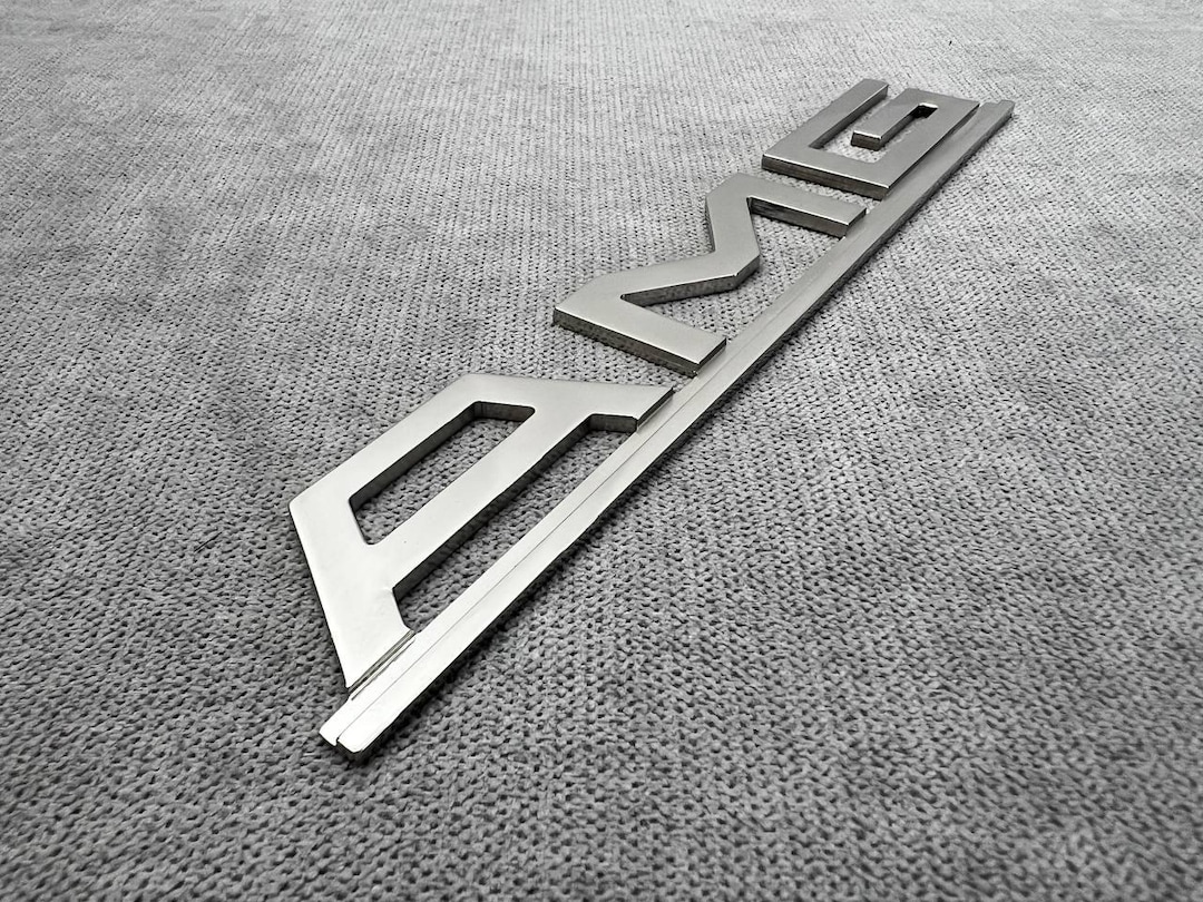 AMG Pre Merger Emblem Logo for Mercedes W126 W124 W116 R107 - Vintage ...