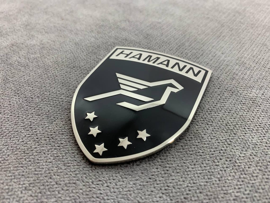 Custom Car Emblem on Different Models of Cars - Stainless Steel Logo ...
