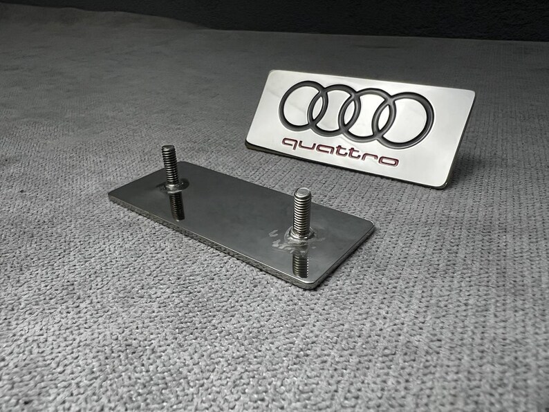 Metal Emblem Badge Logo AUDI Quattro Custom Interior for Car Floor Mats ...