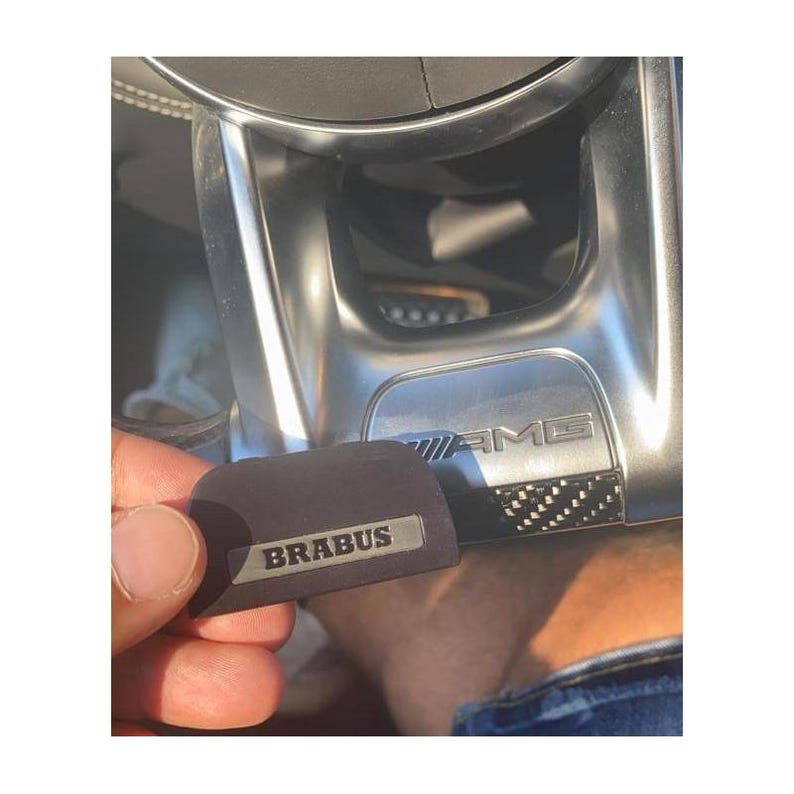 Badge Brabus Emblem Red Steering Wheels AMG Mercedes G Class W463A W464 ...