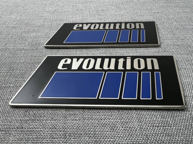 Set Metal Fender Badge Emblem for W201 190E Evolution - Classic Car ...