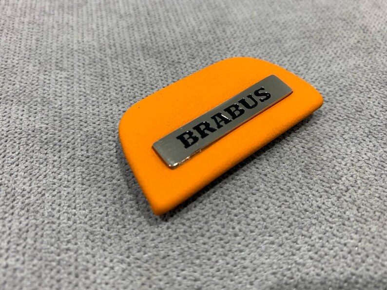 Steering Wheels Badge Brabus Emblem Orange Mercedes G Class W463A W464 ...