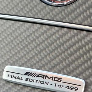 Amg Final Edition 1-350 Badge Emblem Logo Mercedes Benz Logo on the ...