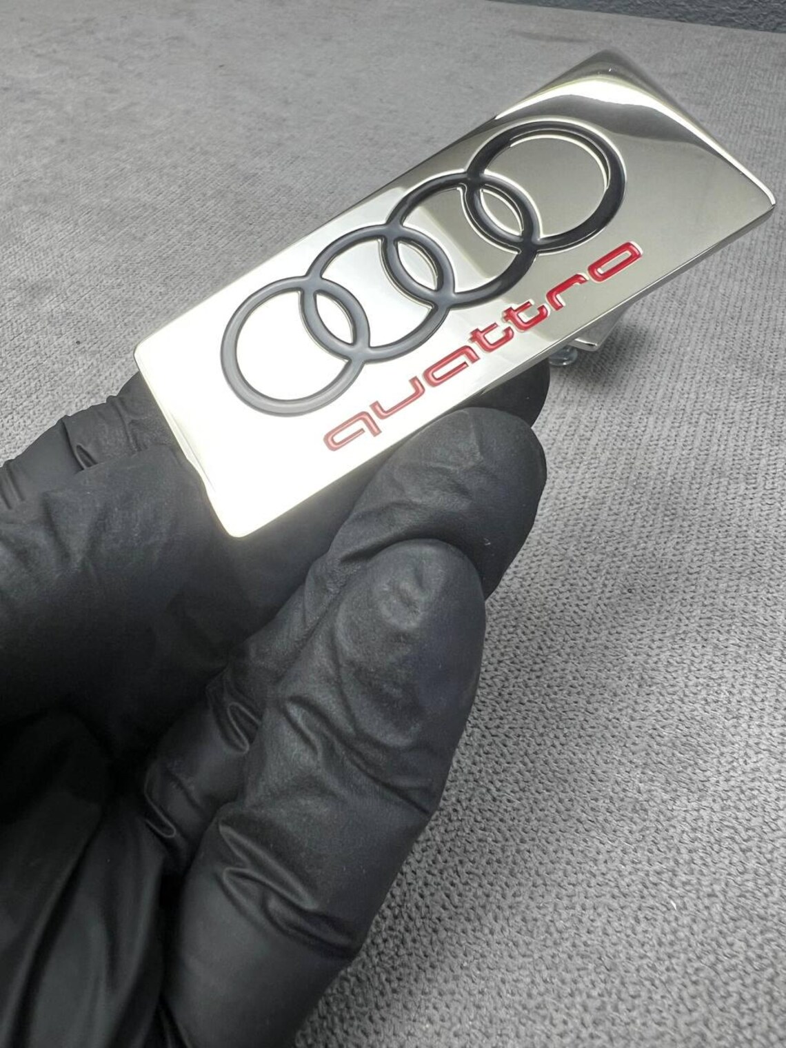 Metal Emblem Badge Logo AUDI Quattro Custom Interior for Car Floor Mats ...