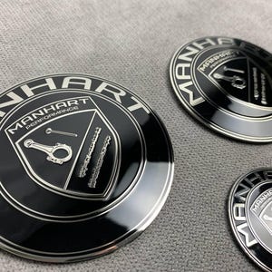 Set Emblem Badge BMW Manhart - BMW Manhart Badge- Exclusive Manhart ...