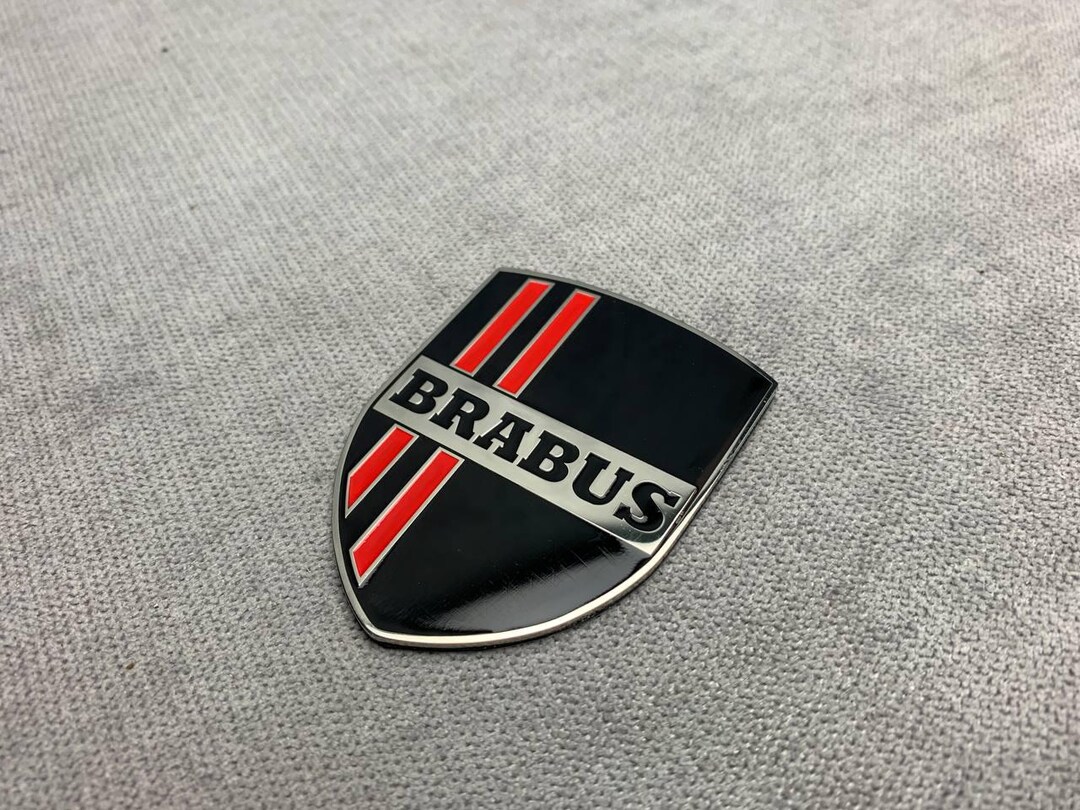 Brabus Badge Emblem - Solid Metal Design - Ideal Gift for Car ...