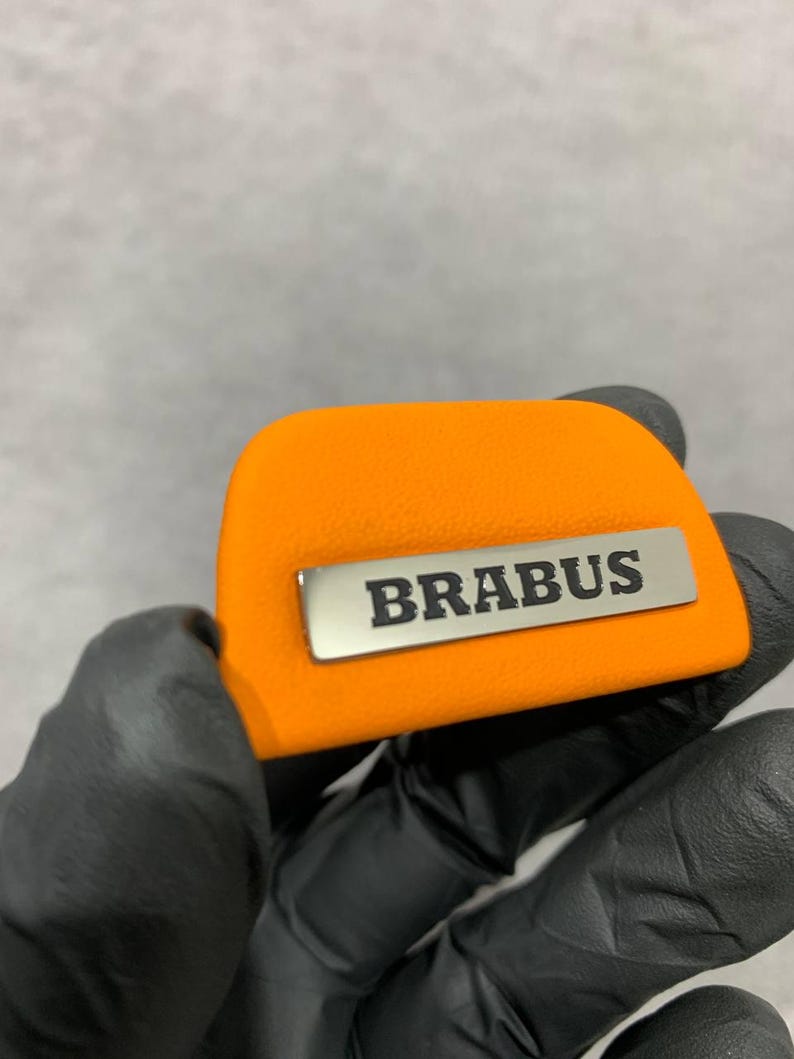 Steering Wheels Badge Brabus Emblem Orange Mercedes G Class W463A W464 ...