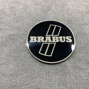Metallic Logo Mercedes Hood Emblem Style Brabus Old - Solid Metal ...
