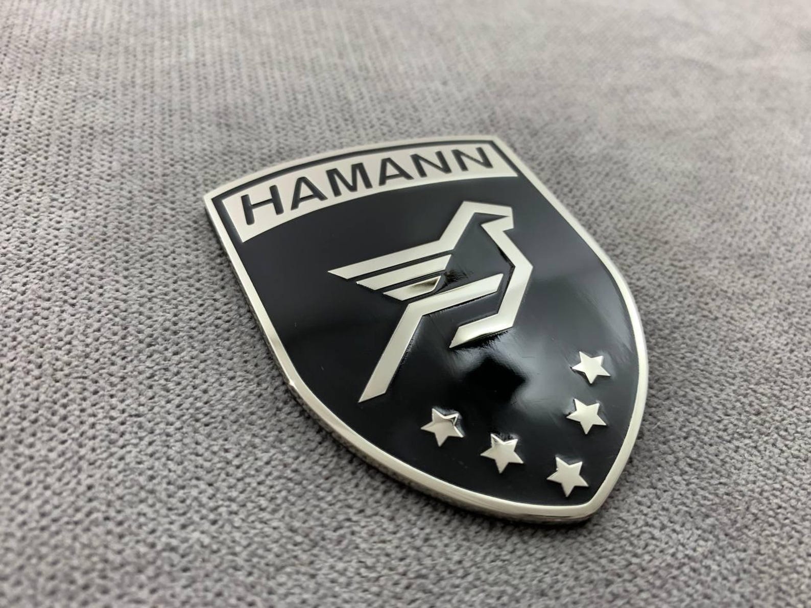 Custom Car Emblem on Different Models of Cars - Stainless Steel Logo ...