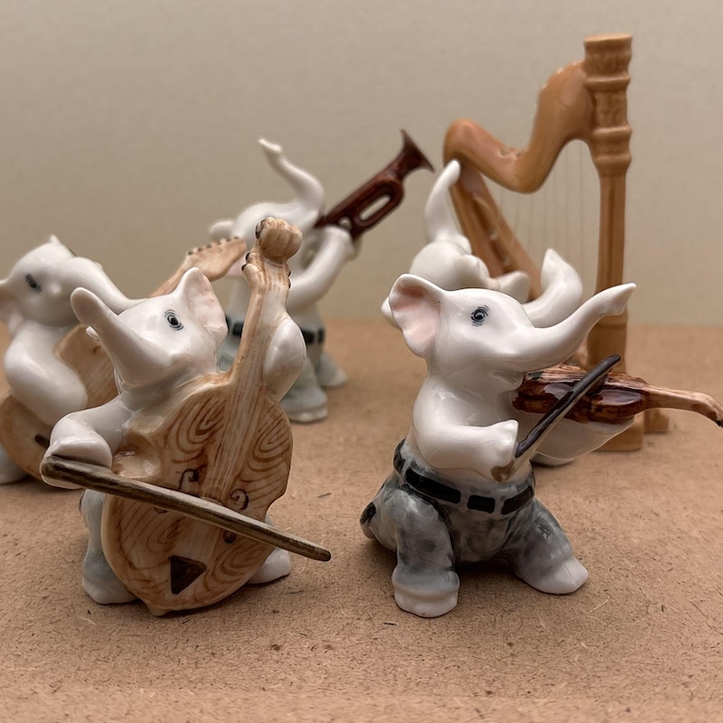 Musical Elephant - Etsy