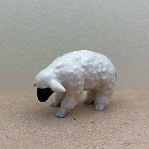 Ceramic Sheep Figurines: Hand-painted Farmhouse Decor, Set of 2 - Etsy