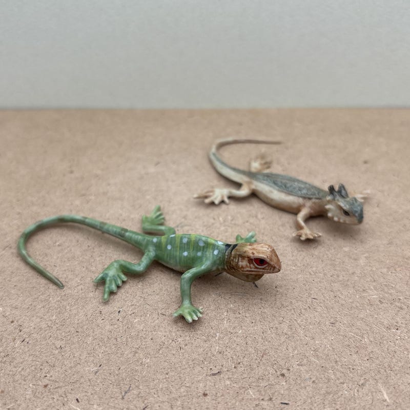 Lizard Figurine Ceramic - Etsy
