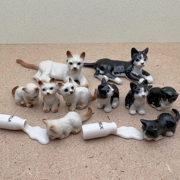 Boyds Cat Figurines - Etsy