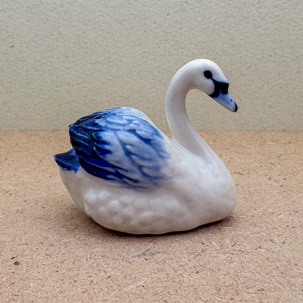 Ceramic Swan - Etsy