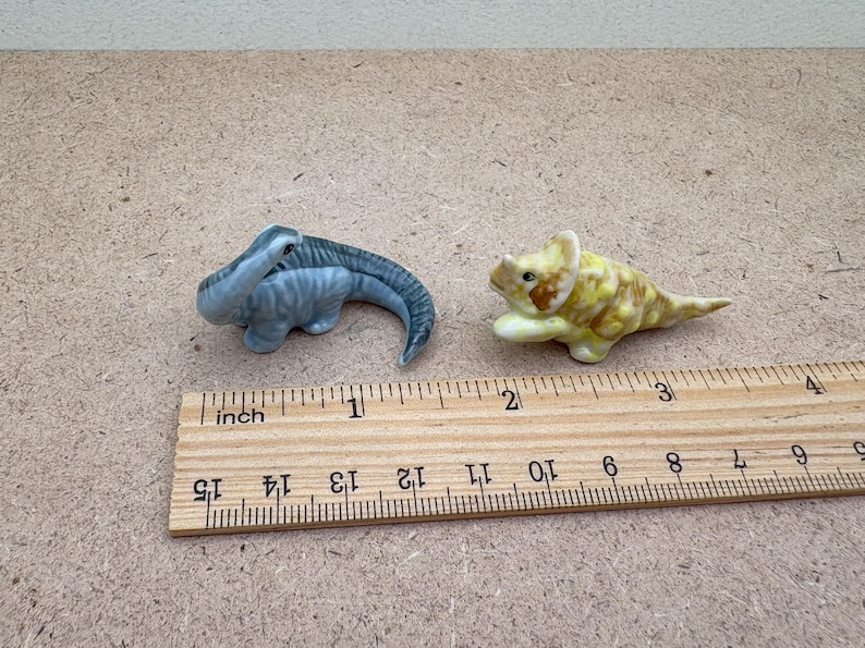 Hand-painted Ceramic Dinosaur Figurines: Dino Collectibles - Etsy