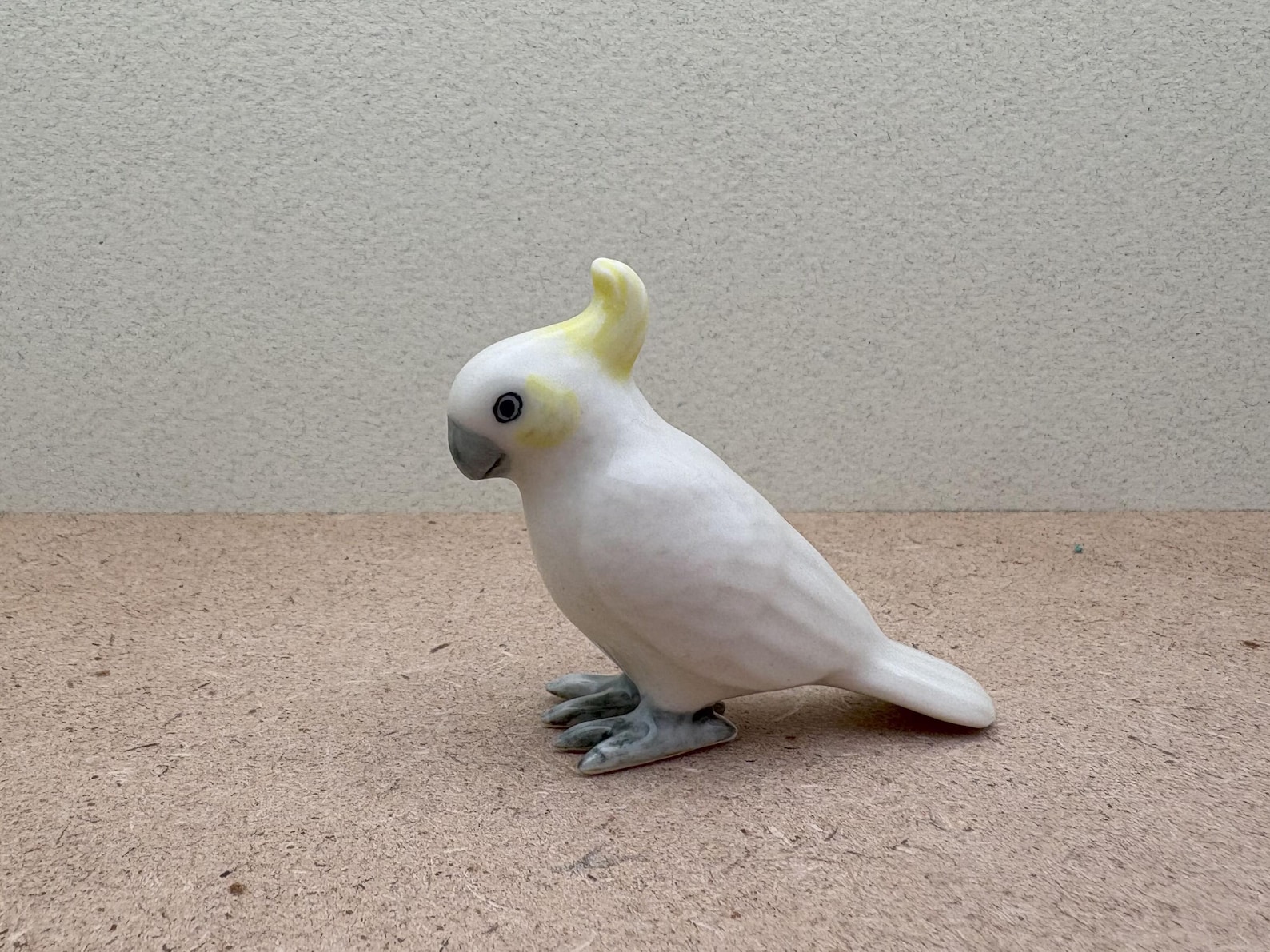 Hand-painted Ceramic Cockatoo Figurine: Bird Collector Decor - Etsy