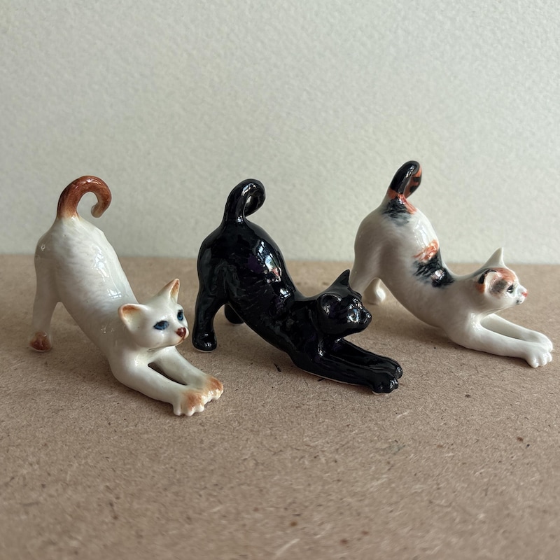 Ceramic Figurine Keychain - Etsy