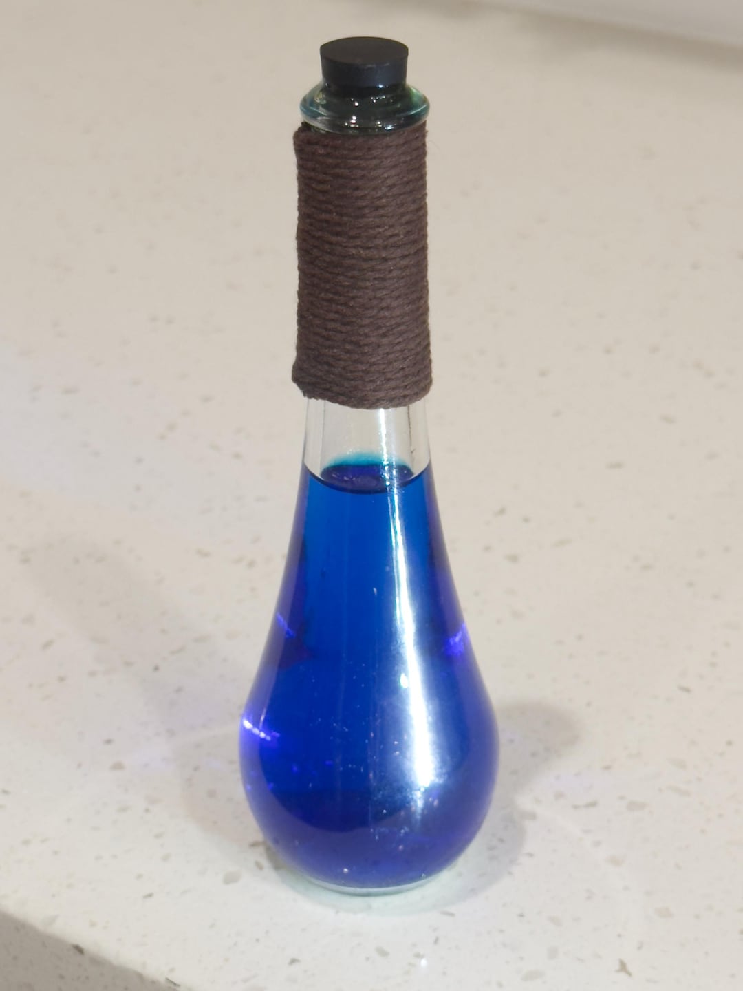 Lesser Mana Potion | Resting Blue and Mirage Gold Shimmer Vial Bottle ...