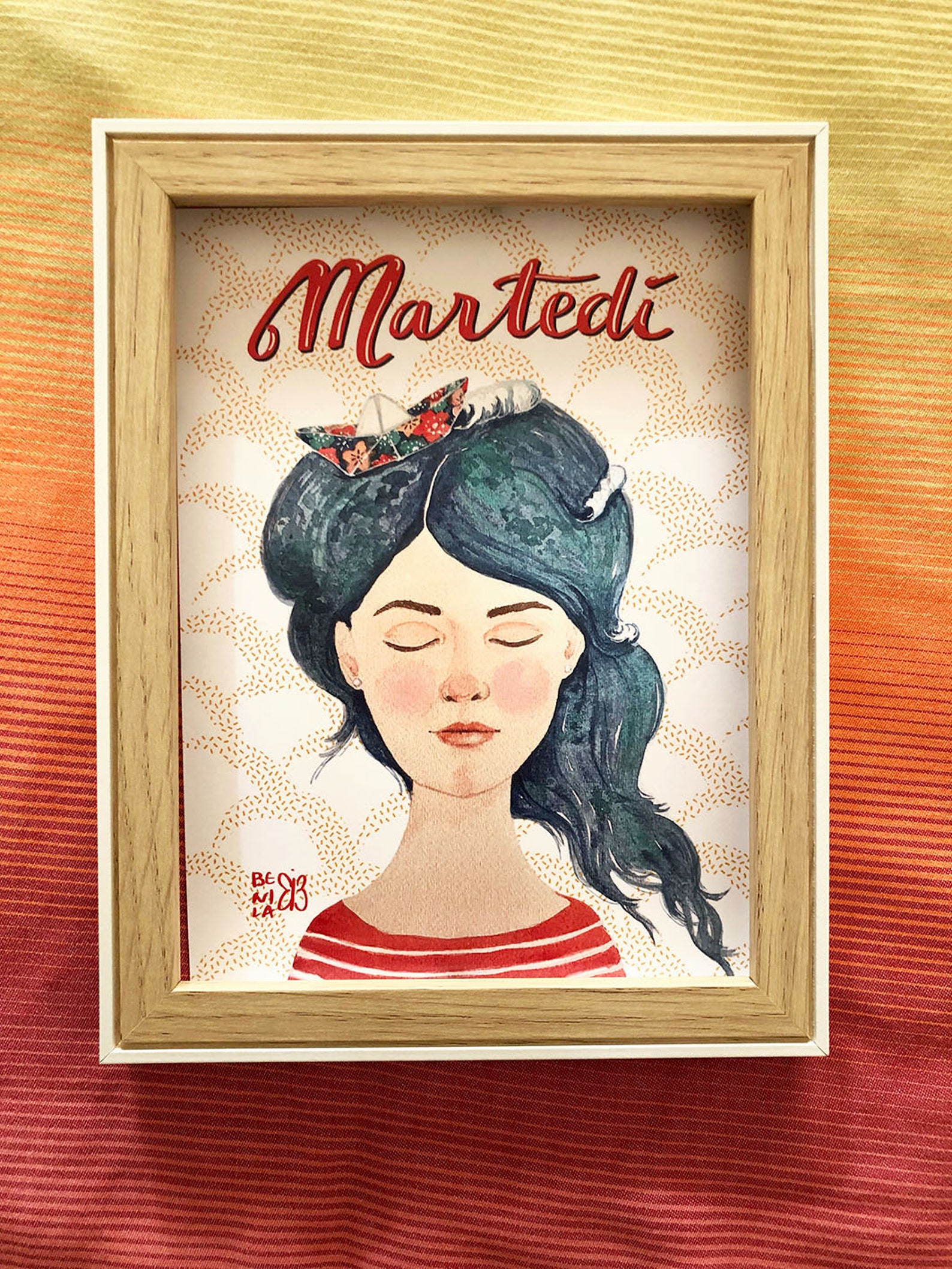 Set 7 Prints, Days of the Week, My Italian Week, Buongiorno, Giorni ...