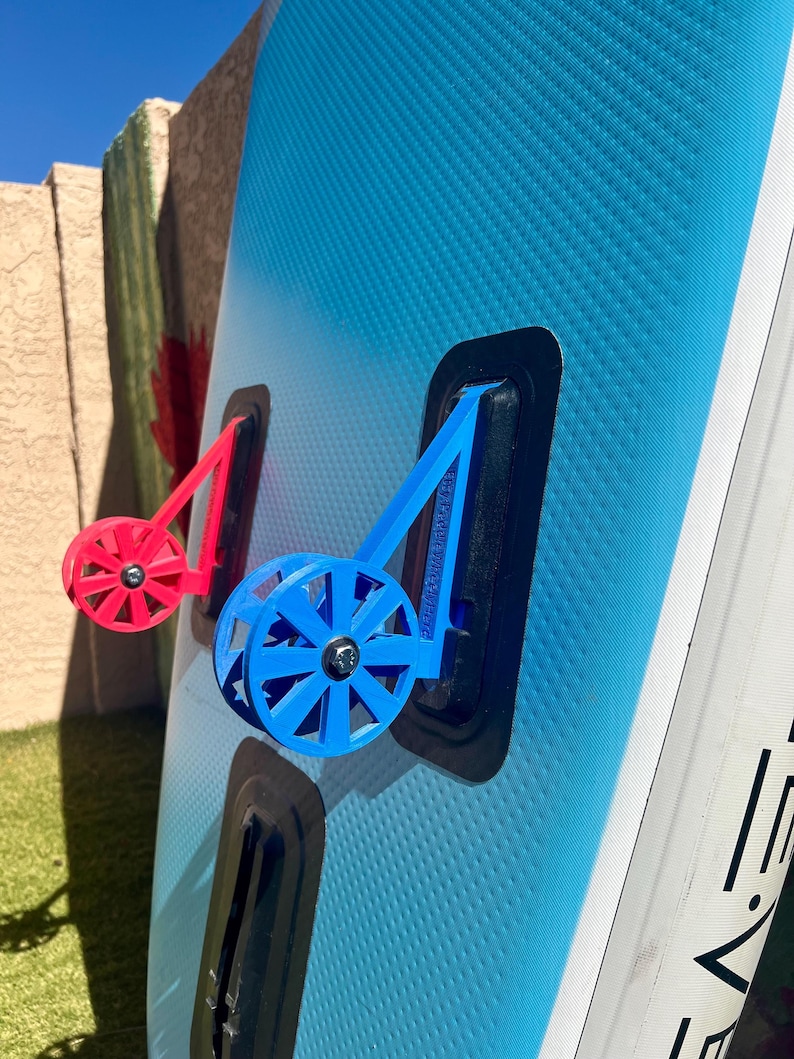 Paddle Board Wheels: 3D Printed SUP Wheel Replacement for Slide-in Fins ...