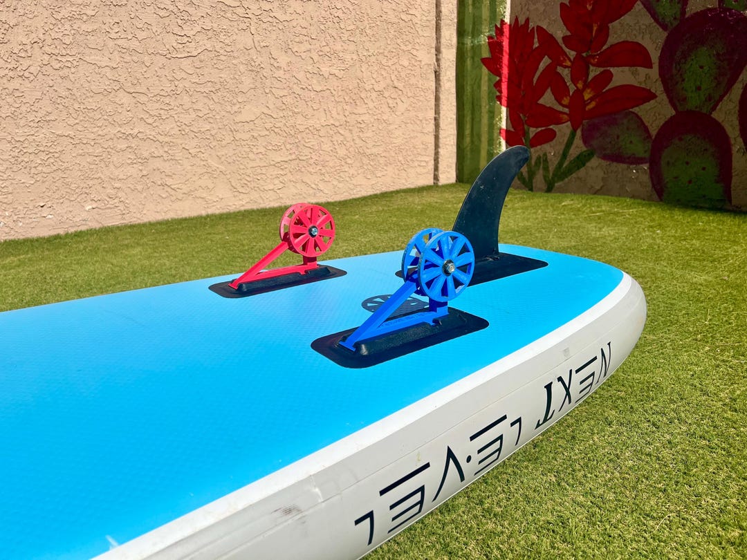 Paddle Board Wheels: 3D Printed SUP Wheel Replacement for Slide-in Fins ...