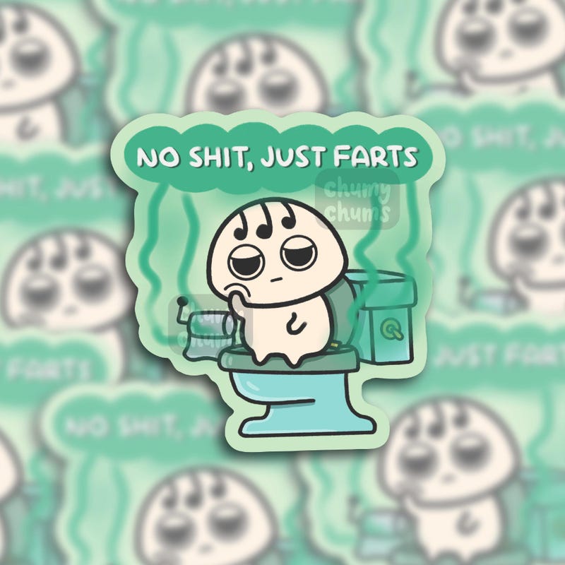 Funny Fart Stickers - Etsy
