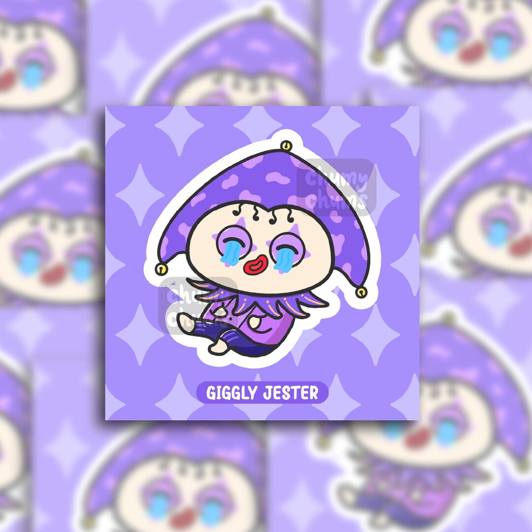 Giggle Jester Sticker Lucky Chum Series Kawaii Funny Die-cut Sticker ...