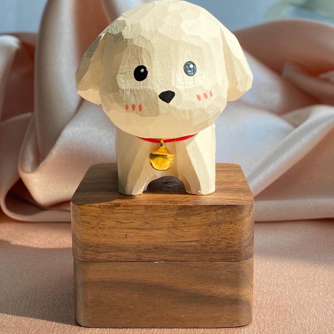 Wooden Dog Ring Box,ring Box Proposal,engagement Ring Box,dog Ring ...