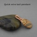 Pendant Tutorial, Quick Bail Pendant, Wire Wrapping Tutorial, Wire ...