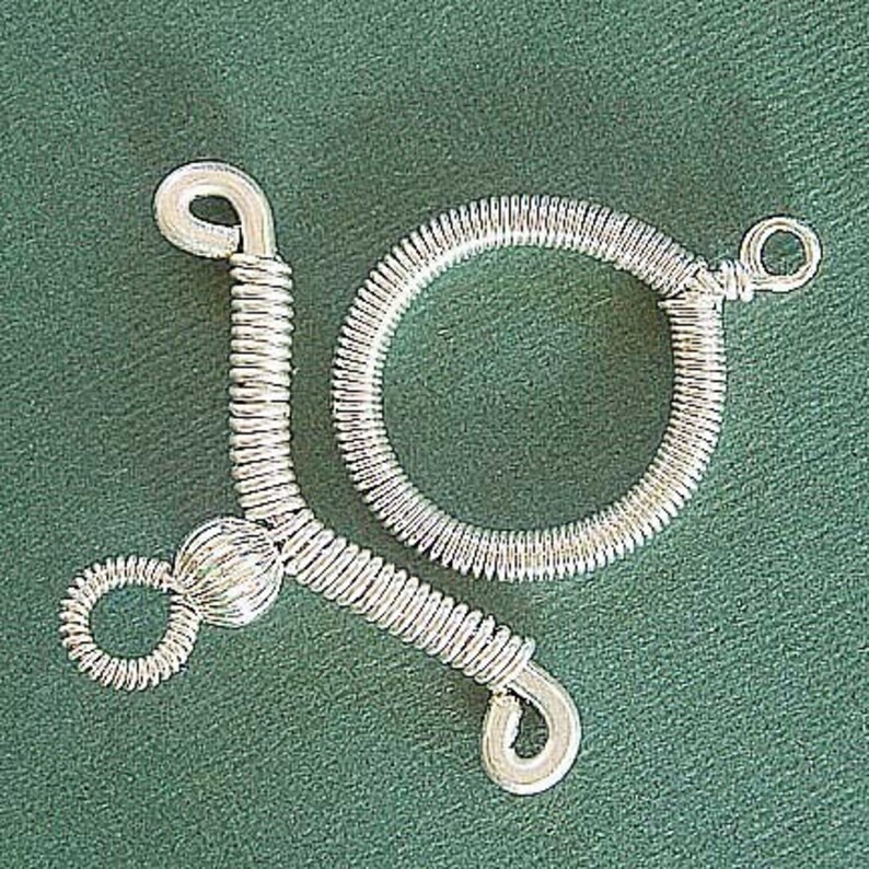 Wire Wrapped Toggle Clasp Tutorial - Instant Download,wire Jewelry ...