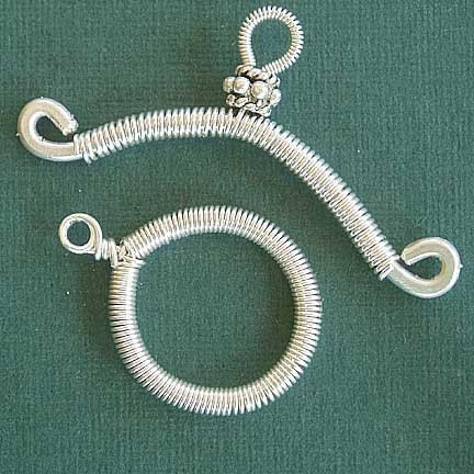 Wire Wrapped Toggle Clasp Tutorial Instant Download,wire Jewelry ...