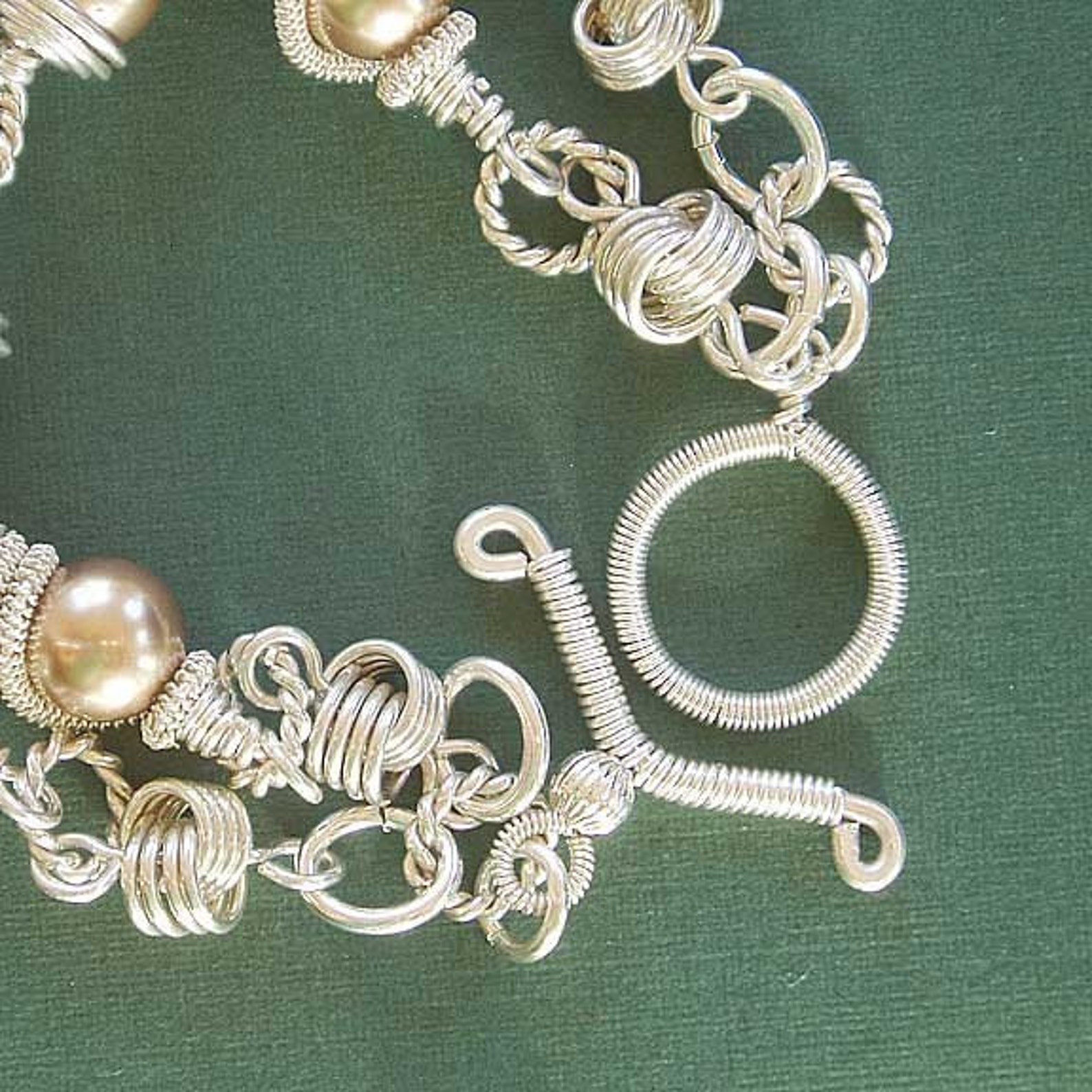 Wire Wrapped Toggle Clasp Tutorial Instant Download,wire Jewelry ...