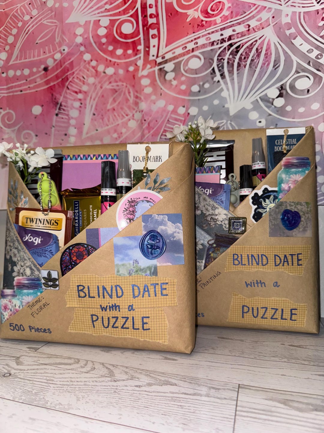 Blind Date With a Puzzle Box, Mystery Jigsaw Puzzle Gift for Adults ...